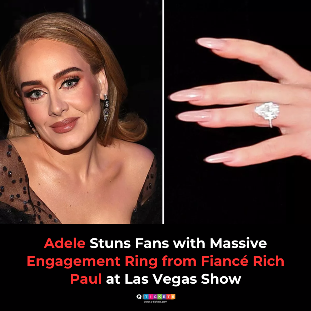Adele Flaunts Stunning Engagement Ring from Fiancé Rich Paul During Las ...