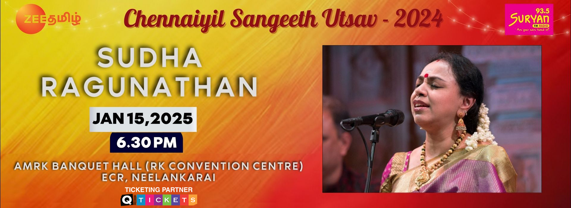 Chennaiyil Sangeeth Utsav 2024: Sudha Ragunathan Live