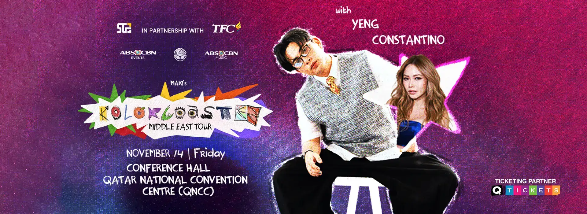 Maki’s Kolorcoaster Tour 2025 ft. Yeng Constantino | Live in Qatar