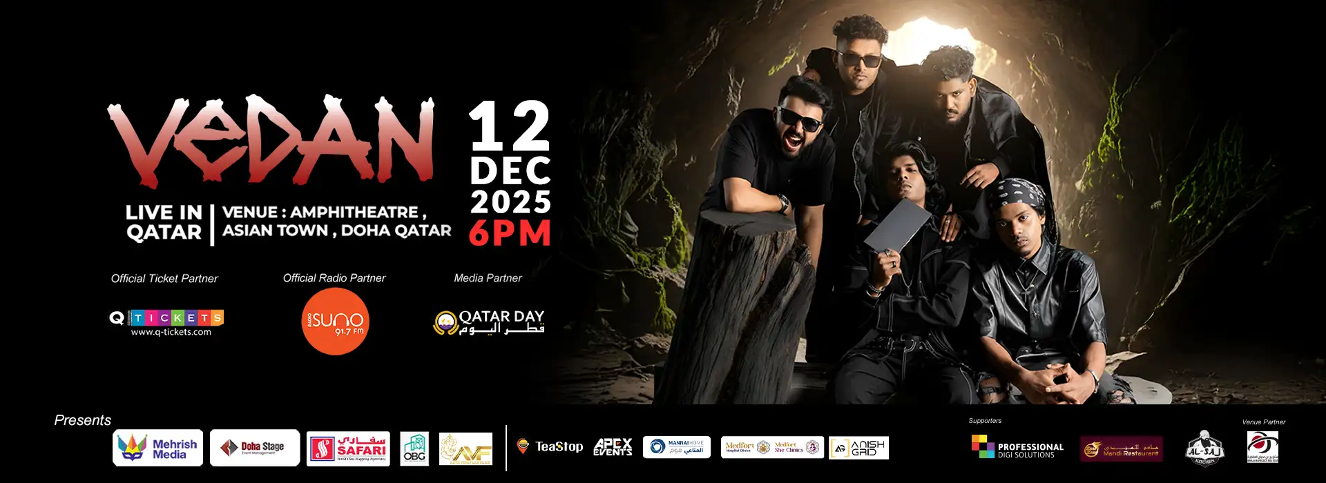 Vedan Live in Qatar 2025 | Watch & Enjoy Live Now